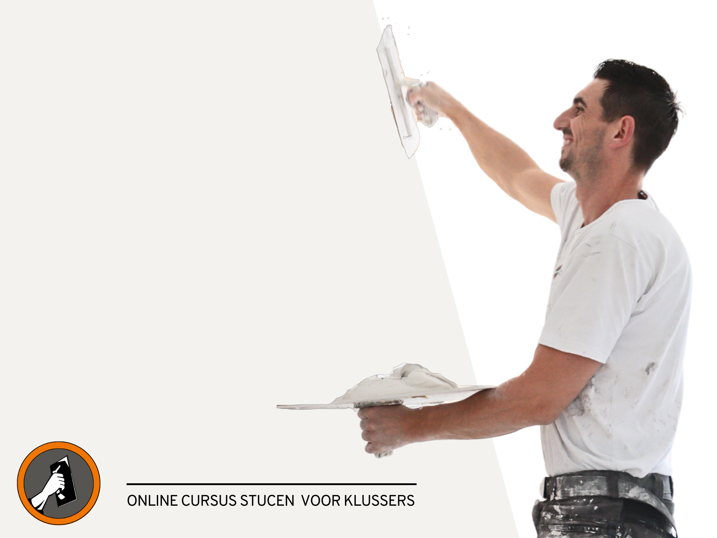 Online cursussen stucen - Leer zelf een strakke wand stukadoren!